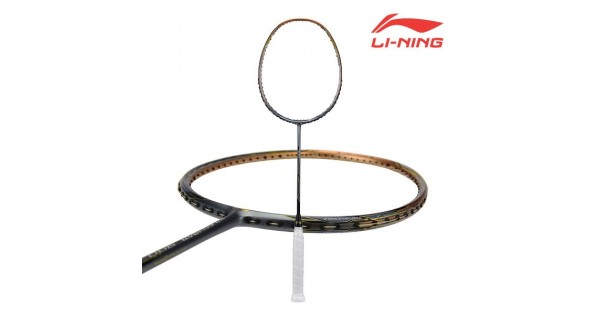 Li-Ning Badminton Racket 3D CALIBAR 900 Gold Grey